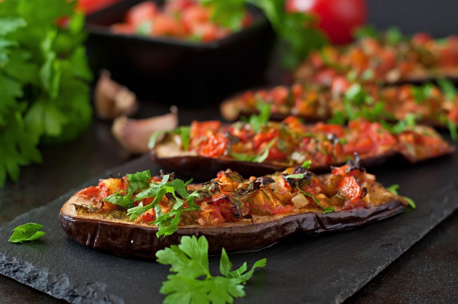 Stuffed Eggplant Recipe - The Modern Cookbook